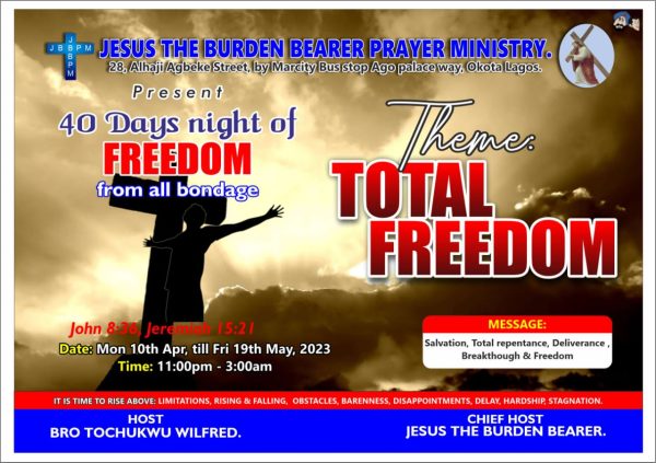 Jesus The Burden Bearer Prayer Ministry – Official Website Of Jesus The ...